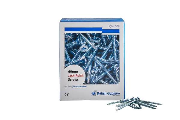 British Gypsum Jack-Point Screws 60mm | Self-drilling Drywall Screws ...
