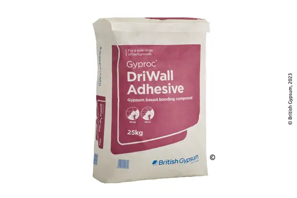 Gyproc DriWall Adhesive | Plasterboard Dot and Dab Adhesive | British ...