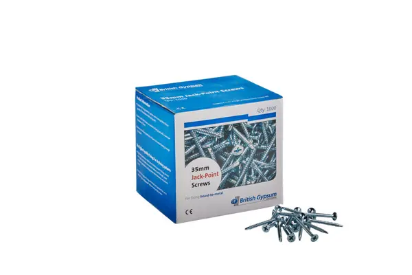 British Gypsum Jack-Point Screws 35mm | Self-drilling Drywall Screws ...