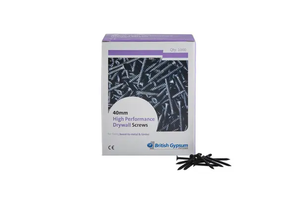 British Gypsum High Performance Screws 40mm | For Gyproc Habito ...
