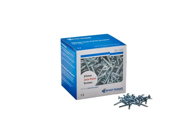British Gypsum Jack-Point Screws 25mm | Self-drilling Drywall Screws ...