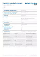 Gyproc SoundBloc F 15mm | Fire Rated Acoustic Plasterboard | British Gypsum