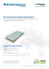 Gyproc CoreBoard 19mm | Moisture and Fire Resistant Board | British Gypsum