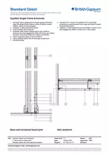 GypWall Single Frame Enhanced Internal Partition Systems | British Gypsum