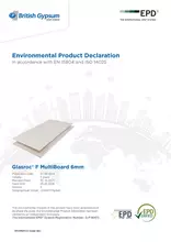 Glasroc F MultiBoard 10mm | Glass-Reinforced Plasterboard | British Gypsum