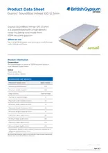 Gyproc SoundBloc Infinaé 100 12.5mm | Acoustic Plasterboard | British ...