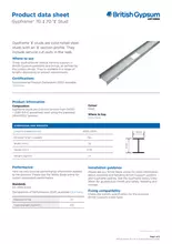 GypLyner Independent Wall Lining System | British Gypsum
