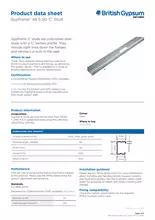 GypWall Twin Frame Braced Internal Partition Systems | British Gypsum