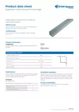 Gypframe GA5 Internal Fixing Angle | British Gypsum
