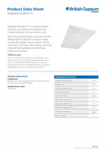 Gyptone Quattro 71 | Acoustic Perforated Ceiling Board | British Gypsum