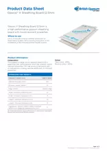 Glasroc X Sheathing Board 12.5mm | British Gypsum