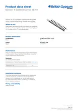British Gypsum Collated Glasroc X Screws 25mm | British Gypsum