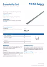Gypframe GA2 Steel Angle | British Gypsum