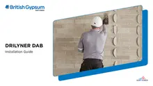 DriLyner Dab wall lining system | British Gypsum